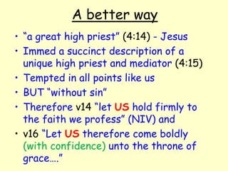 Hebrews priesthood | PPTX