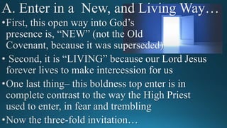 The Divine Invitation | PPT