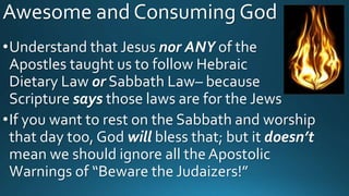Awesome Consuming God | PPT