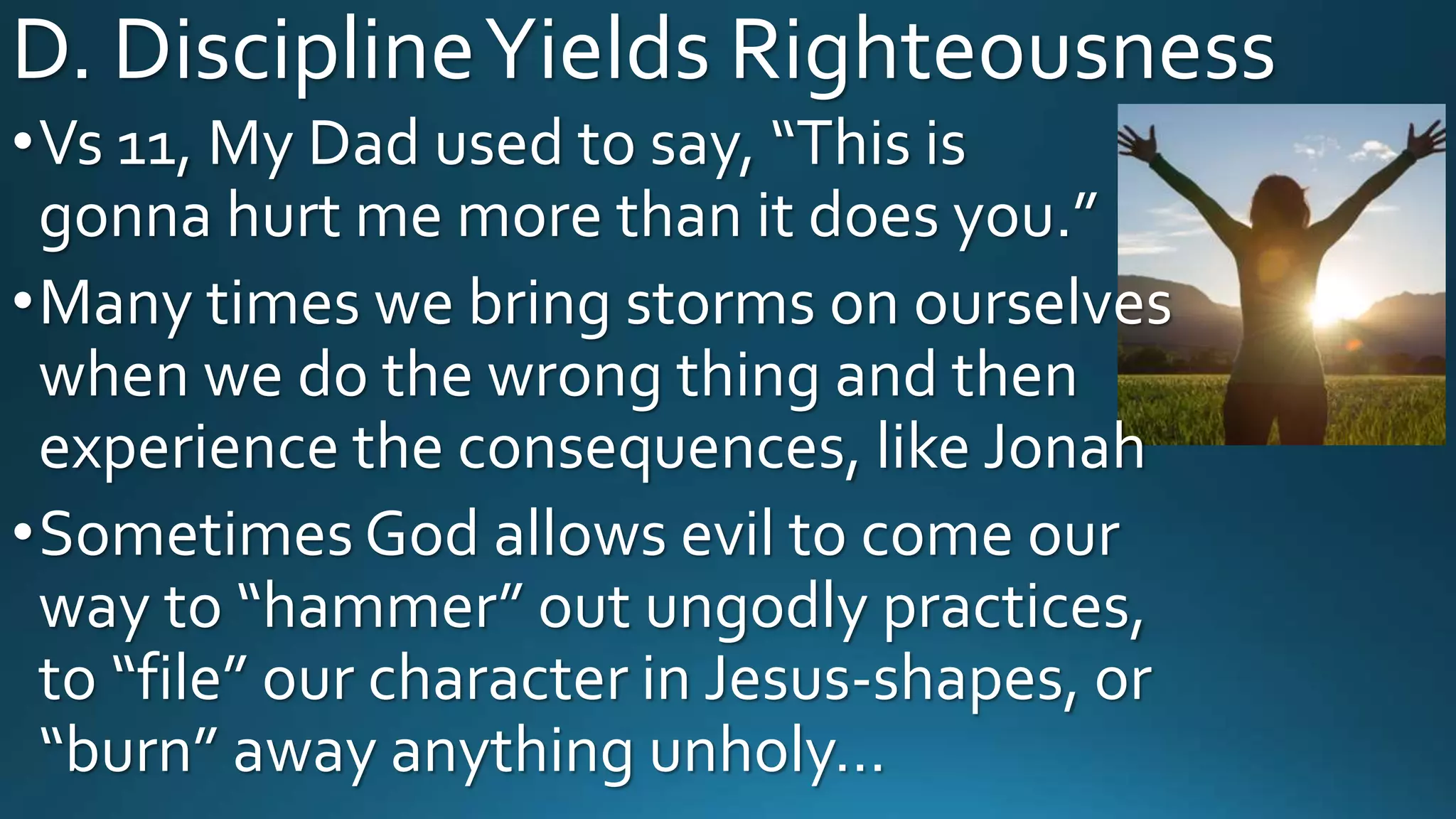 The Discipline of God | PPTX