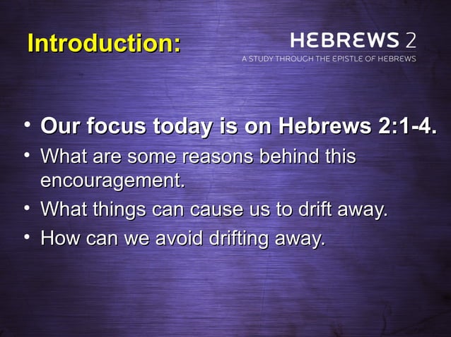 Hebrews2 | PPT