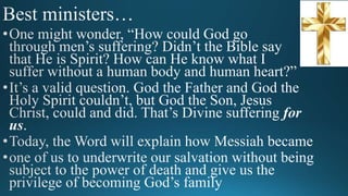 Divine Suffering | PPTX | Judaism | Religion & Spirituality