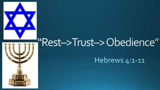Rest-Trust-Obedience | PPT