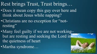 Rest-Trust-Obedience | PPT