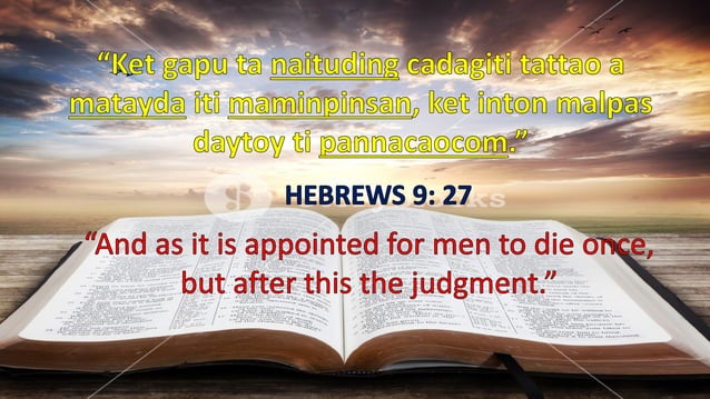 Two Biblical Facts About Death (Hebrews 9:27) | PDF