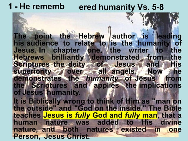Hebrews Chapter 2 | PPT | Christianity | Religion & Spirituality
