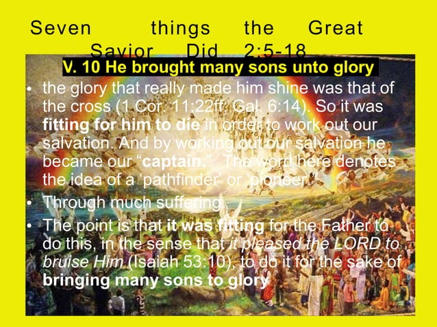 Hebrews Chapter 2 | PPT | Christianity | Religion & Spirituality