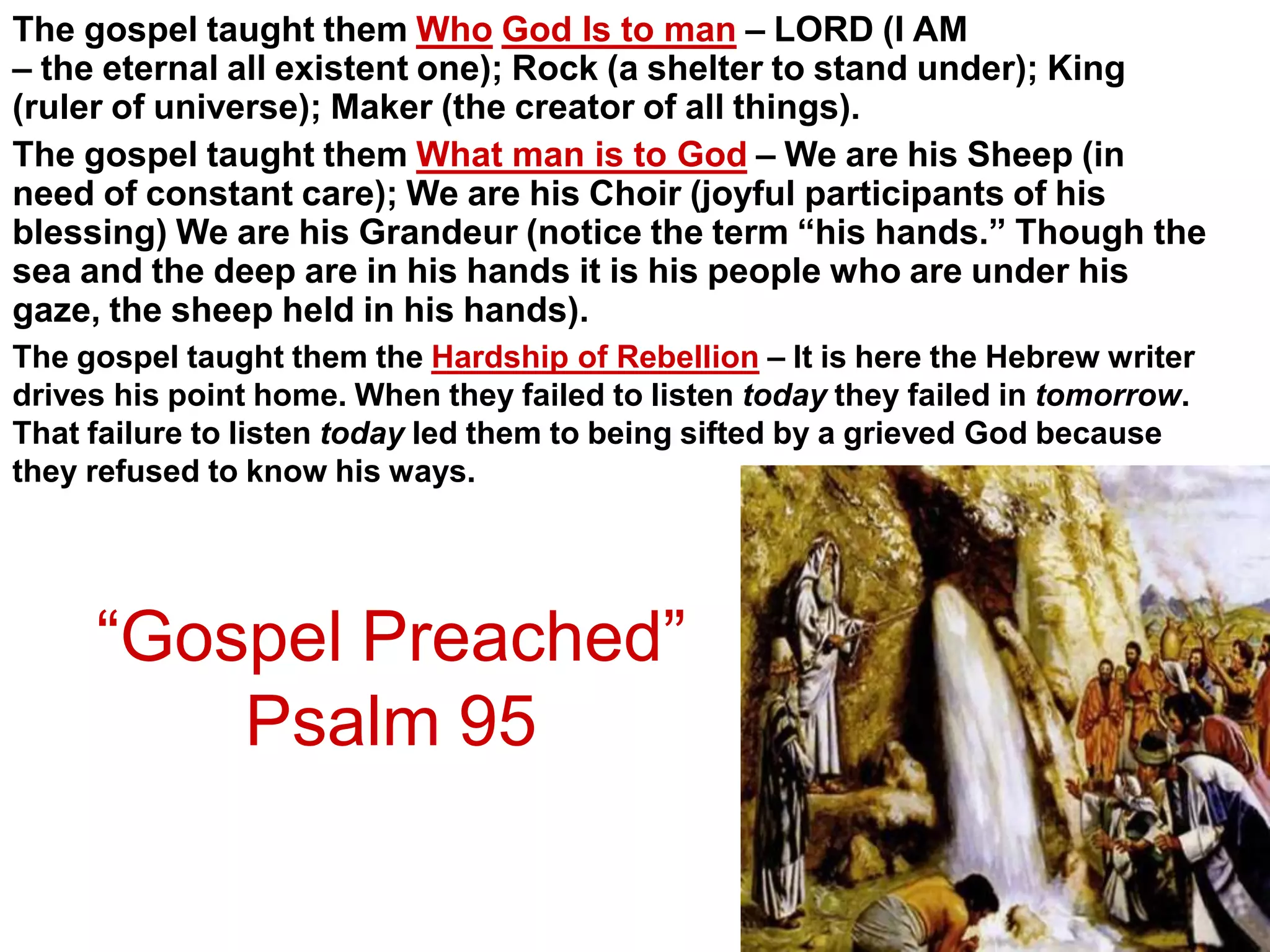 Hebrews Chapter 3 4;13 | PPT