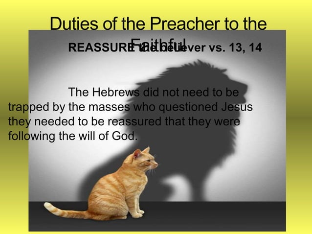 Hebrews Chapter 3 4;13 | PPT