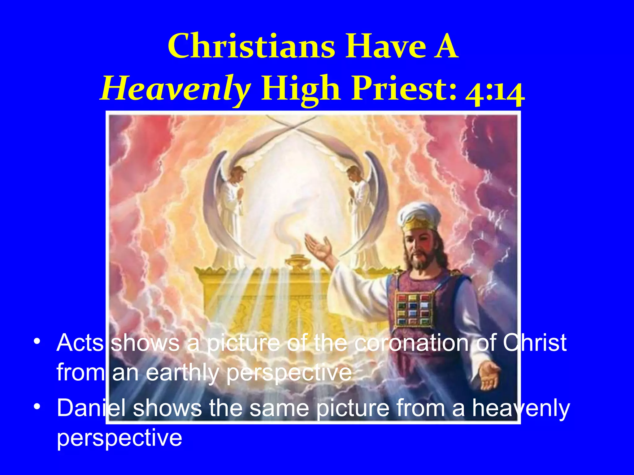 Hebrews Chapter 4;14 5;10 | PPT