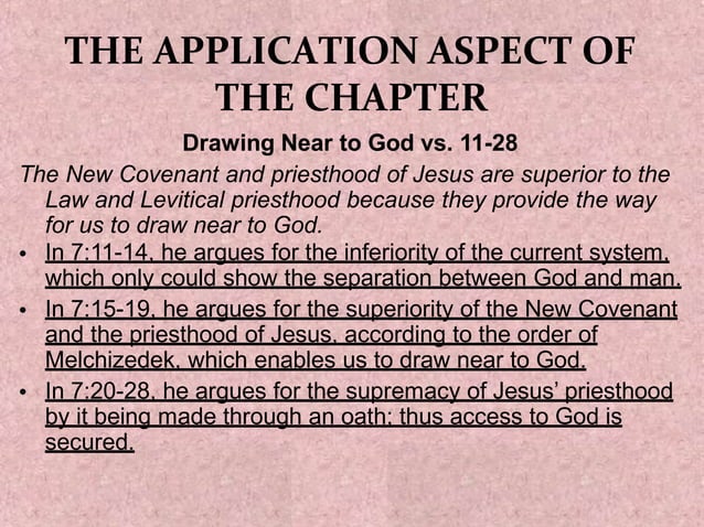 Hebrews Chapter 7 | PPTX