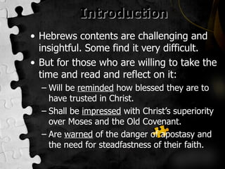 Hebrews intro sermon ppt | PPT