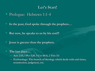 Hebrews 1 4 6