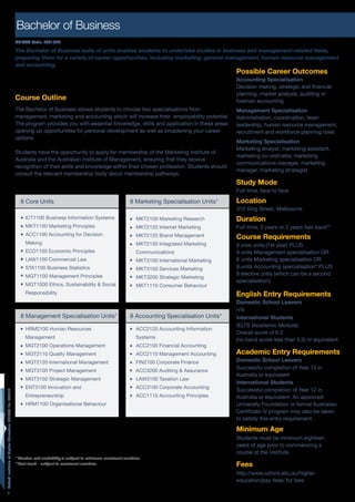 Ozford Australia - Institute of Higher Education | PDF