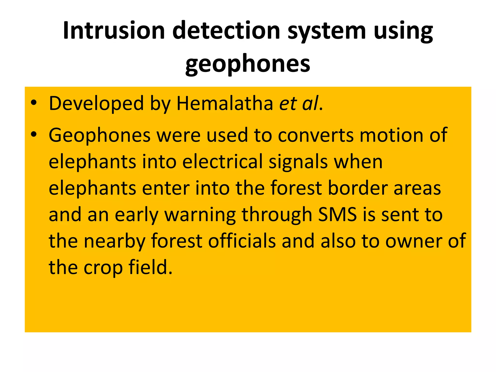 Strategies adopted to mitigate Human–Elephant Conflict (HEC) in and ...