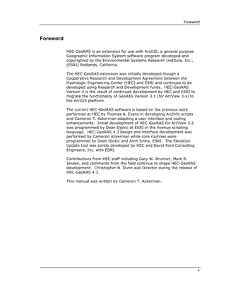 Hec geo ras-43_users_manual | PDF