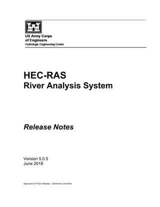 HEC-RAS 5.0.5 Release Notes | PDF