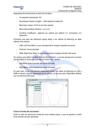 Hec ras básico-u1_introduccion mixto | PDF