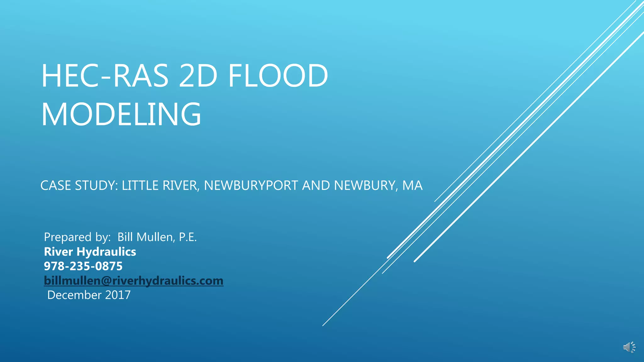 Hec ras flood modeling little river newburyport | PPTX