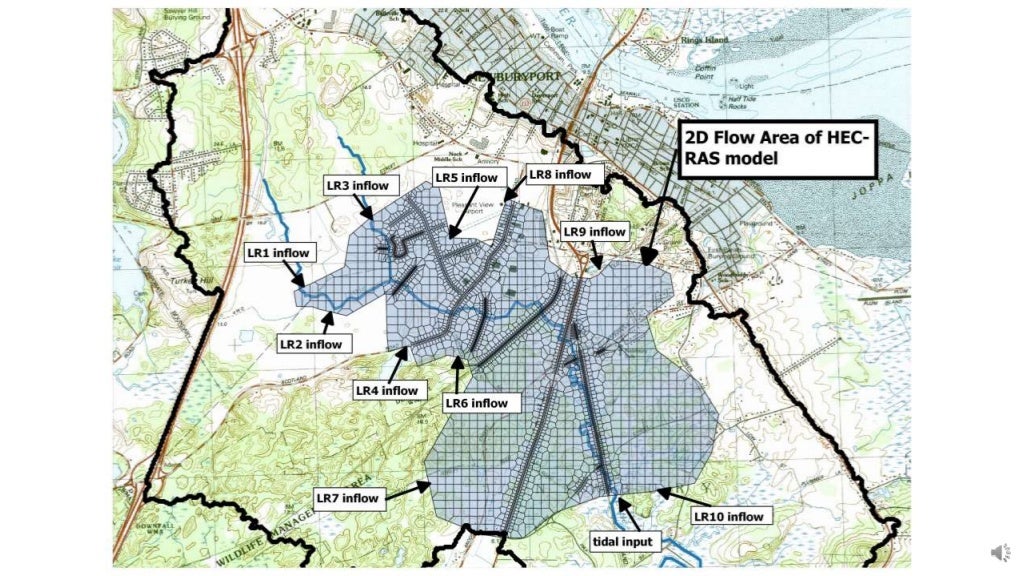 Hec ras flood modeling little river newburyport