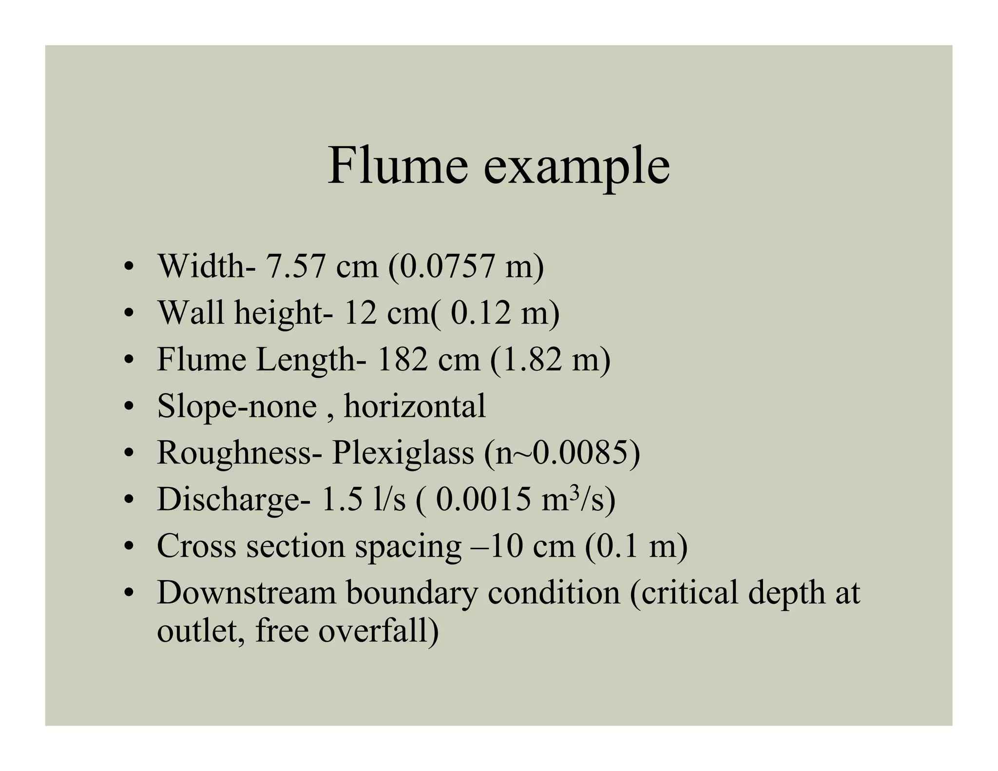 Hec ras tutorial-flume_example | PDF