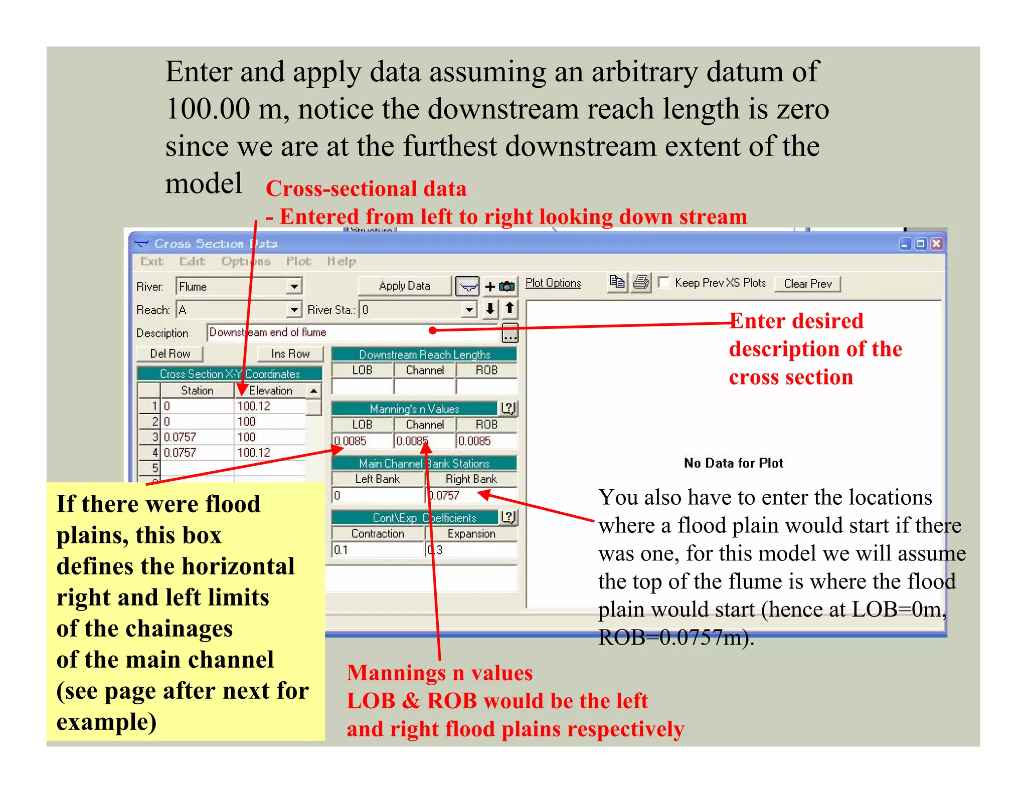 Hec ras tutorial-flume_example | PDF