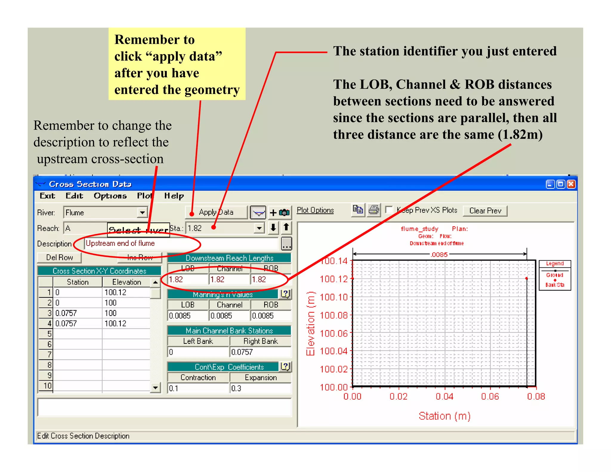 Hec ras tutorial-flume_example | PDF