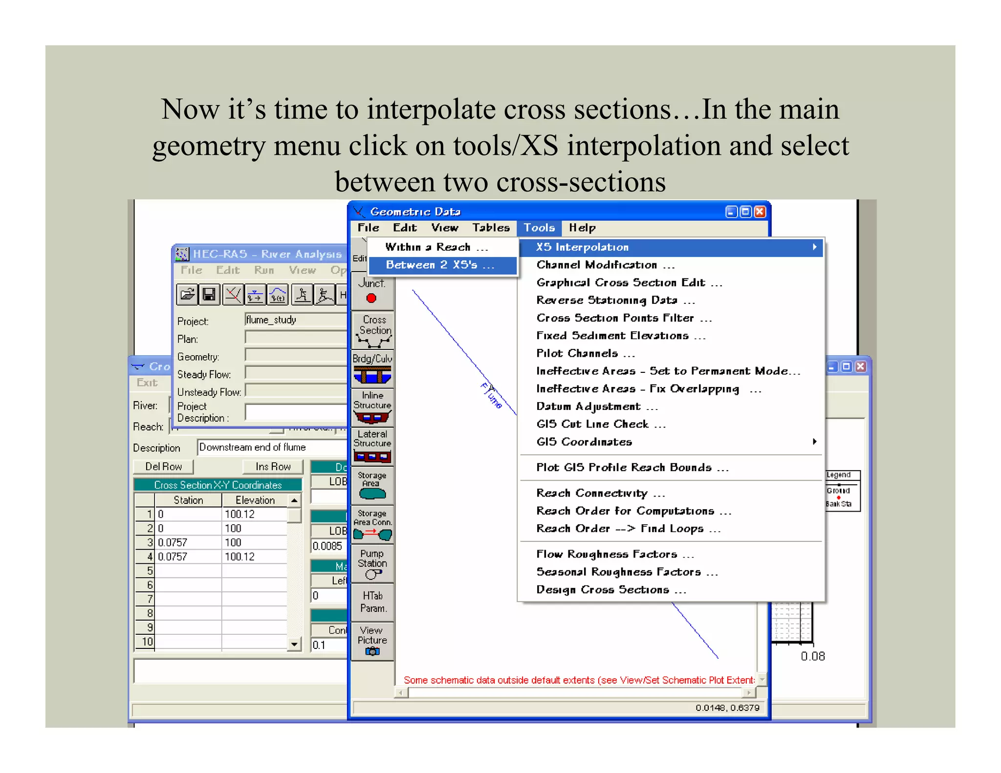 Hec ras tutorial-flume_example | PDF