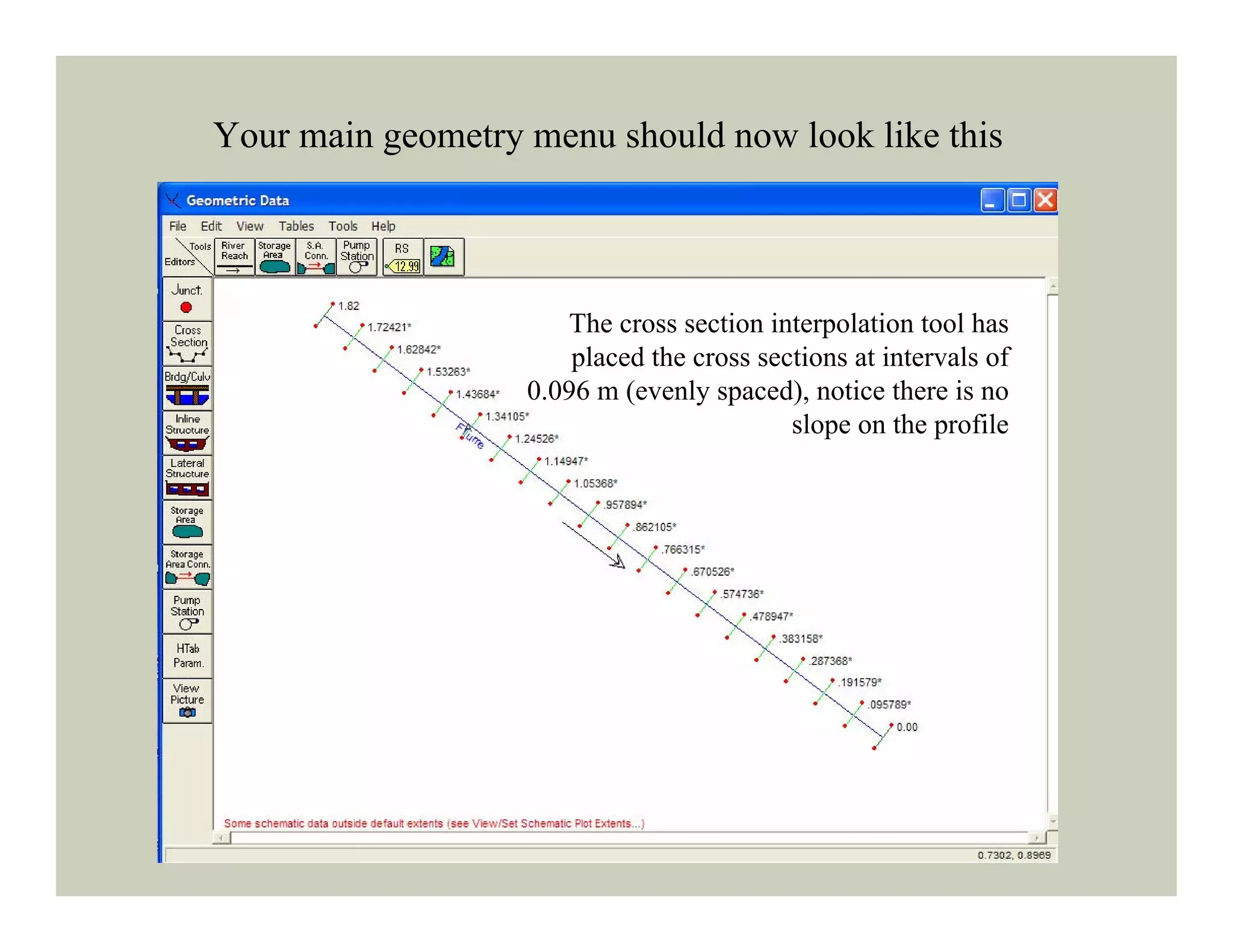 Hec ras tutorial-flume_example | PDF