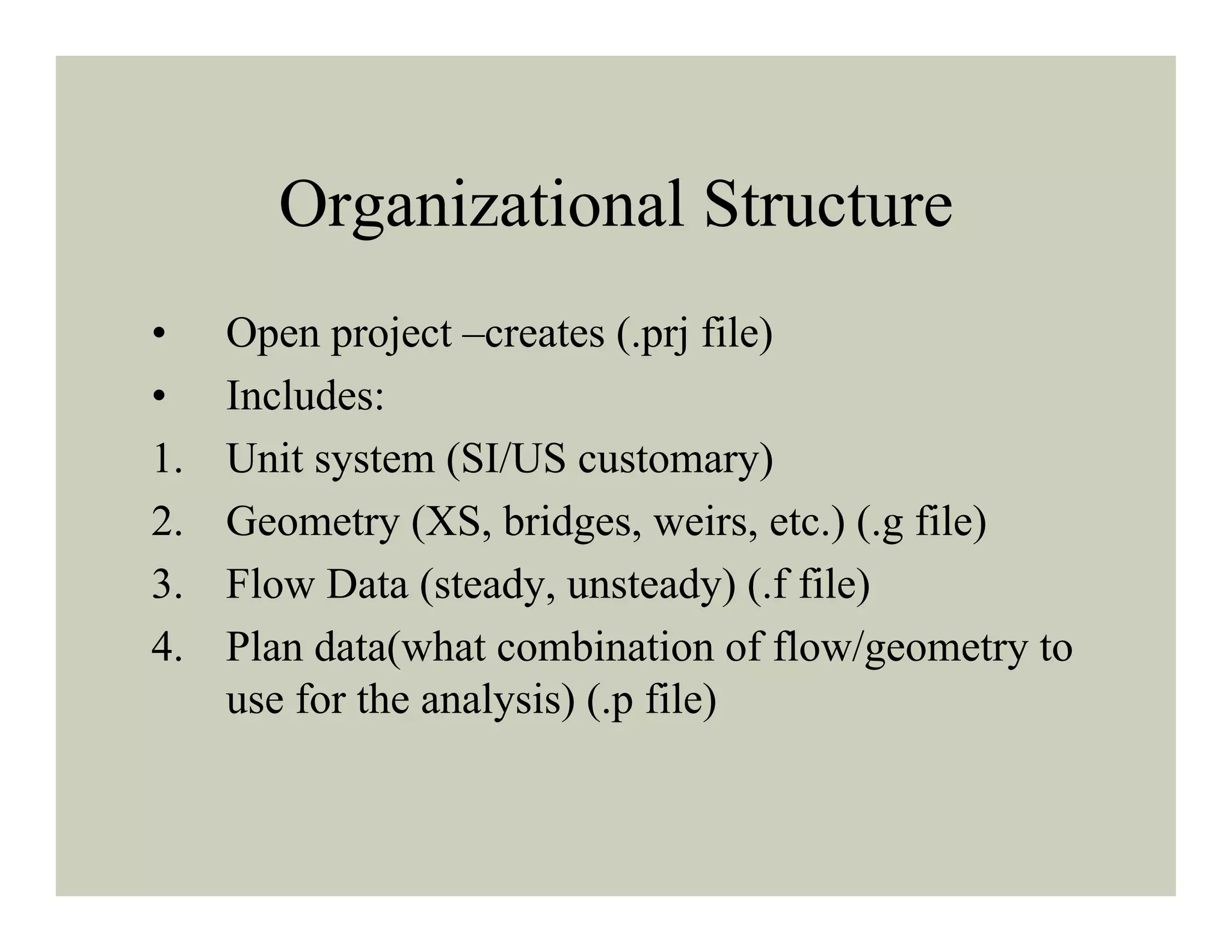 Hec ras tutorial-flume_example | PDF