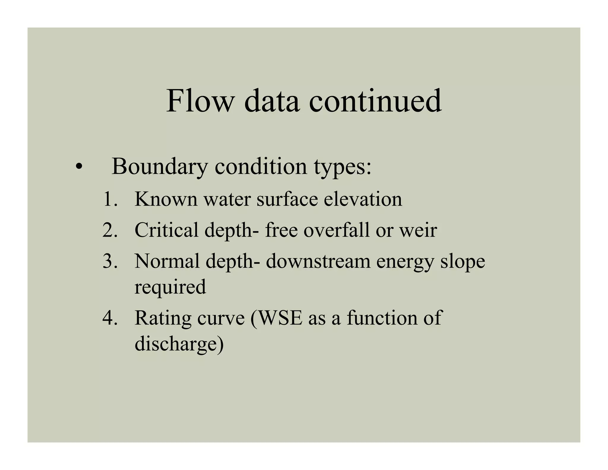 Hec ras tutorial-flume_example | PDF
