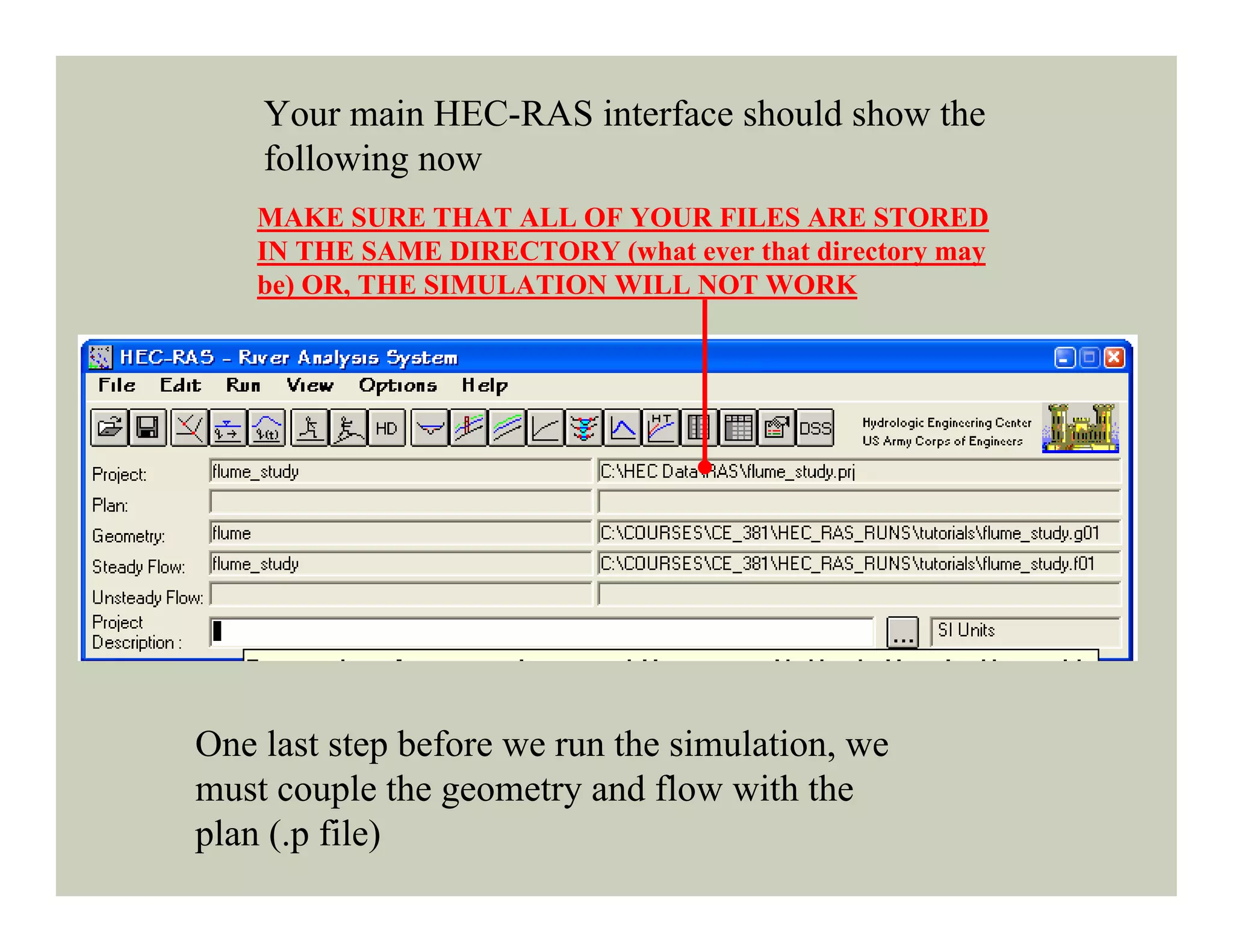 Hec ras tutorial-flume_example | PDF