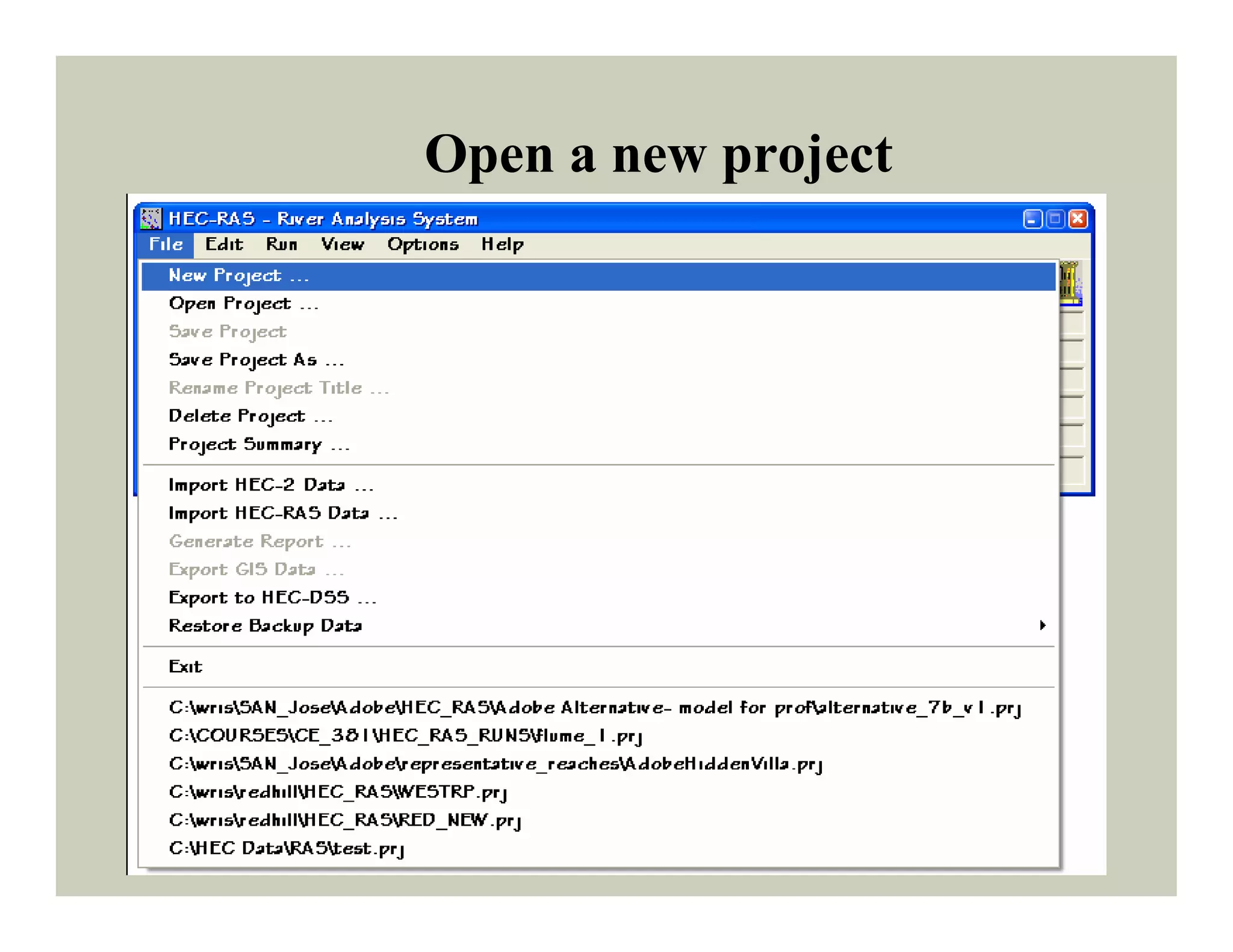 Hec ras tutorial-flume_example | PDF