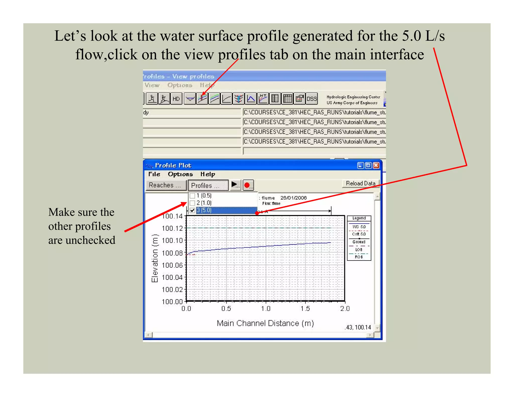 Hec ras tutorial-flume_example | PDF