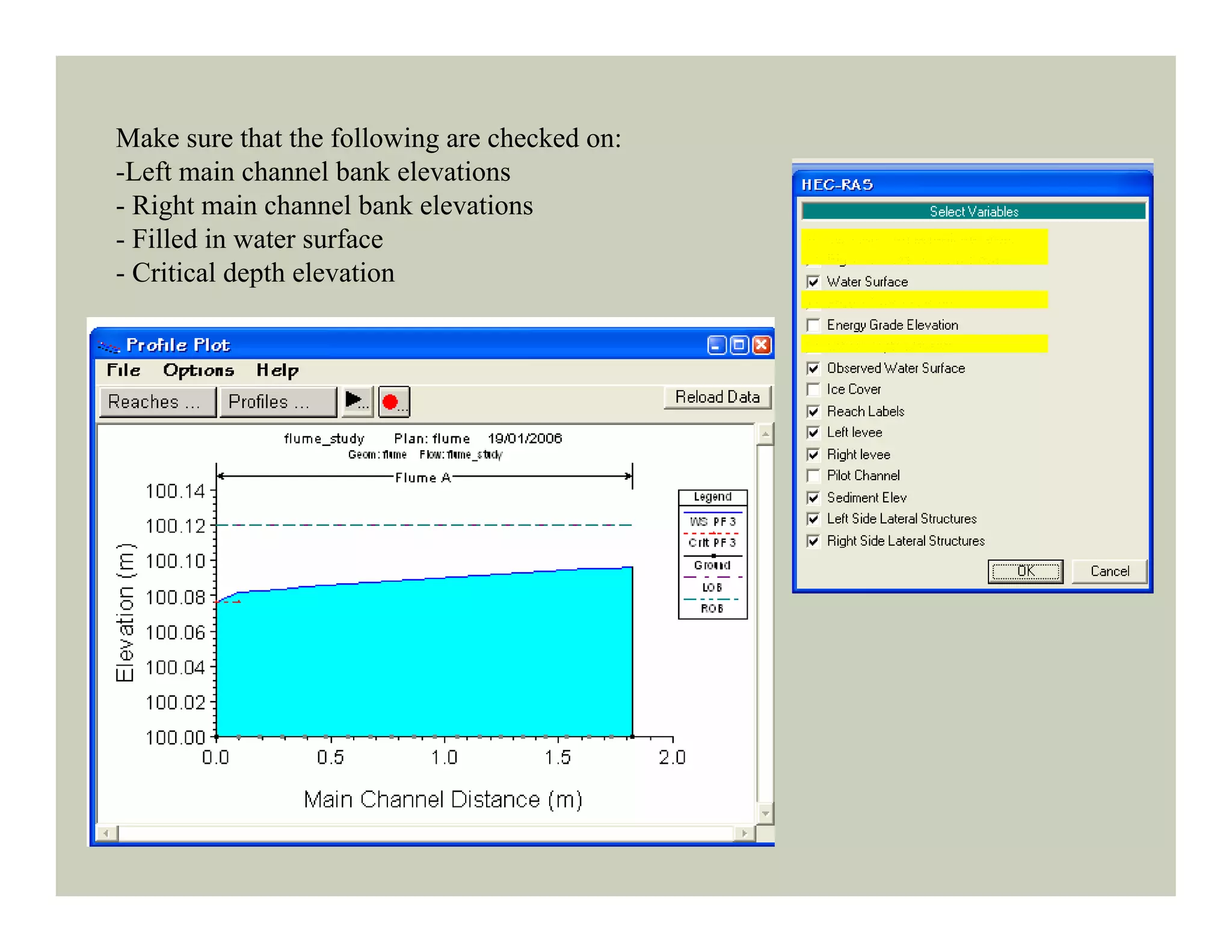 Hec ras tutorial-flume_example | PDF