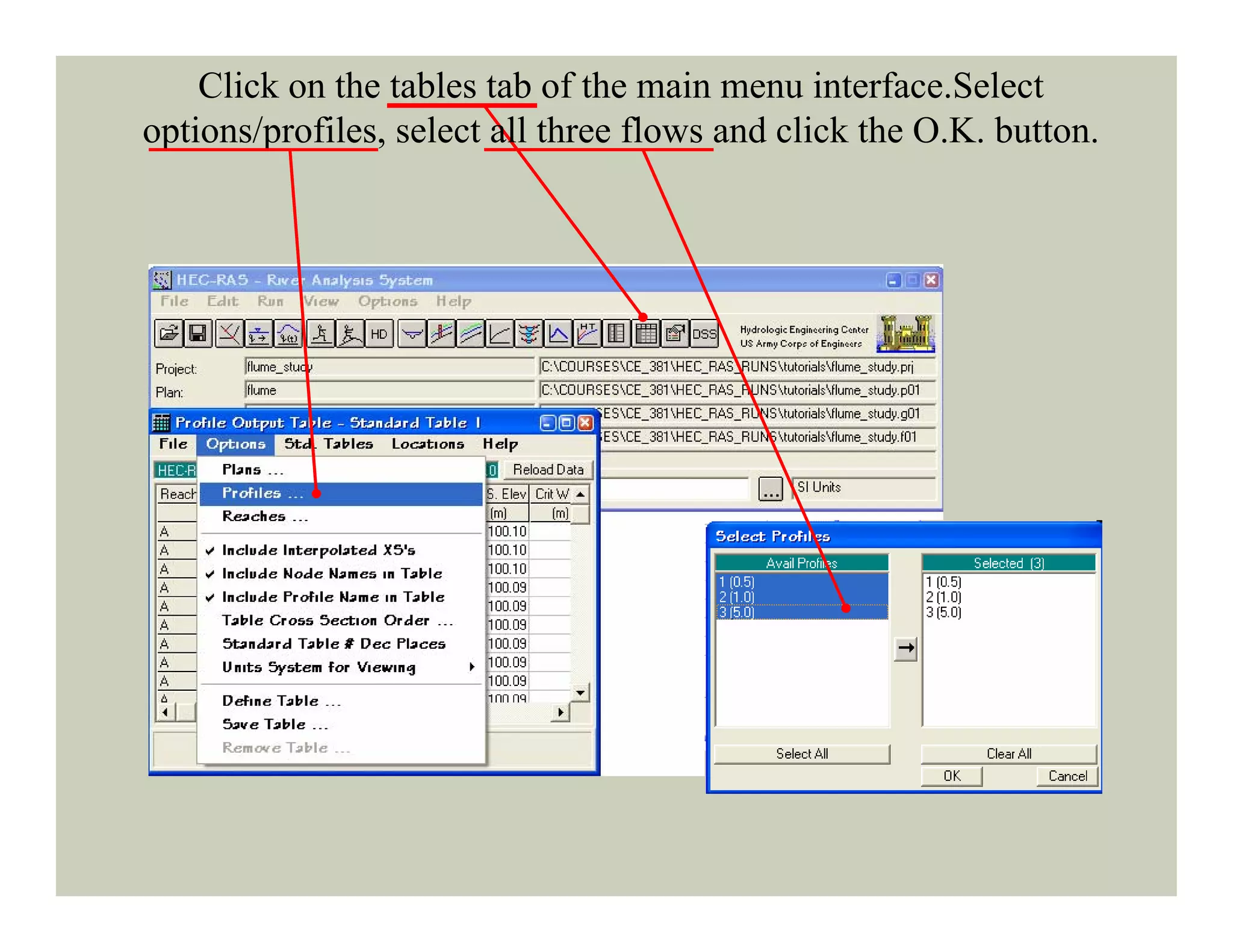 Hec ras tutorial-flume_example | PDF