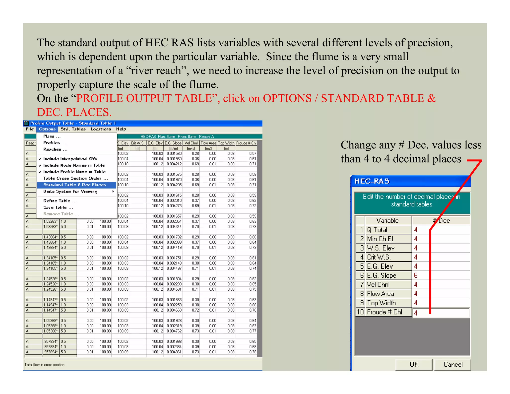 Hec ras tutorial-flume_example | PDF