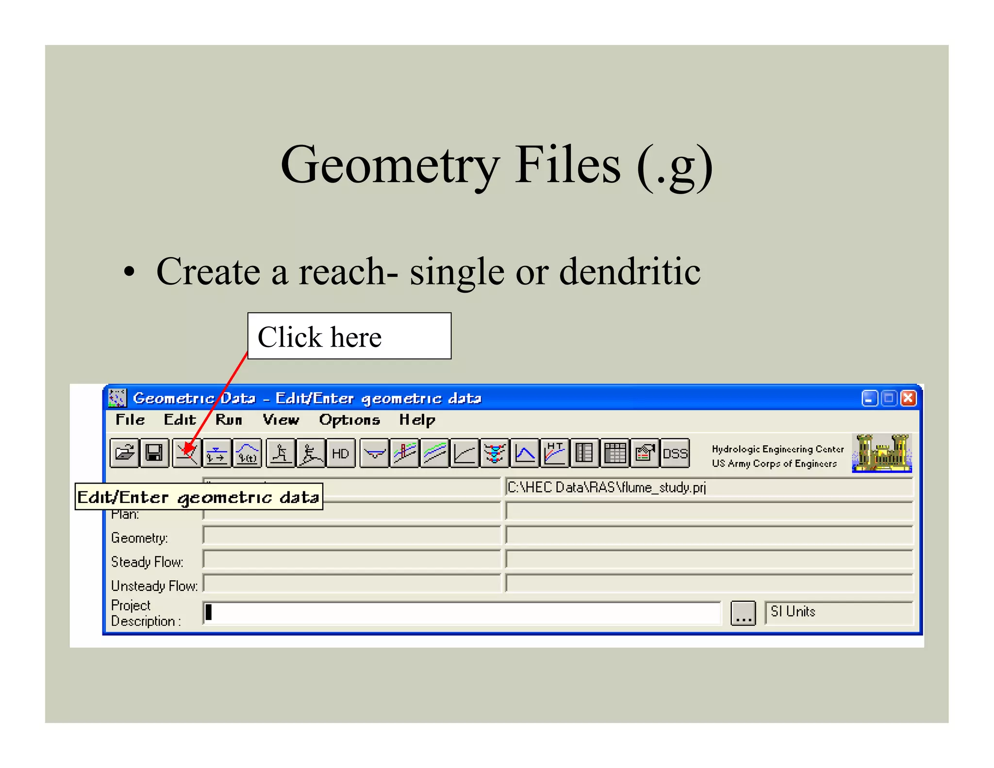 Hec ras tutorial-flume_example | PDF
