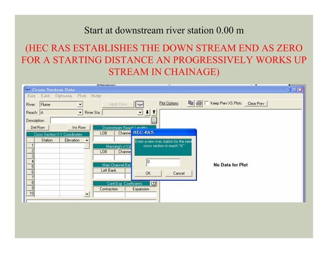 Hec ras tutorial-flume_example | PDF