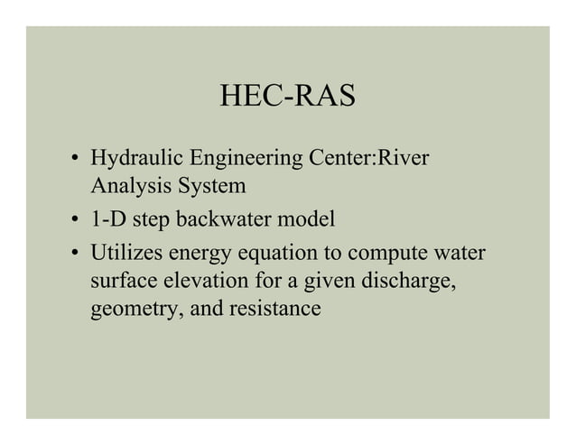 Hec ras tutorial-flume_example | PDF