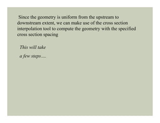 Hec ras tutorial-flume_example | PDF