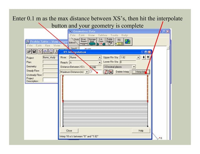 Hec ras tutorial-flume_example | PDF
