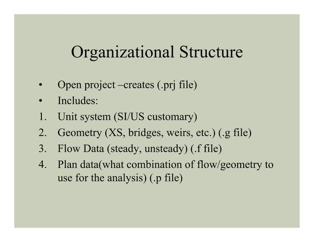 Hec ras tutorial-flume_example | PDF