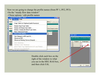 Hec ras tutorial-flume_example | PDF