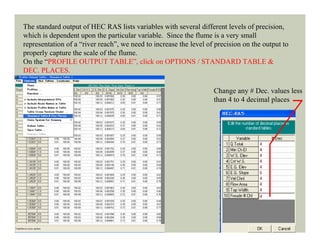 Hec ras tutorial-flume_example | PDF