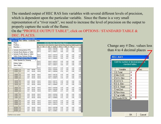 Hec ras tutorial-flume_example | PDF
