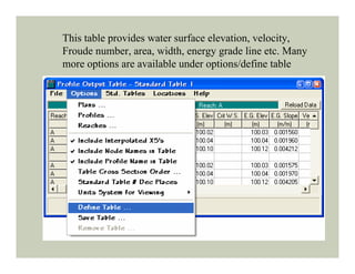 Hec ras tutorial-flume_example | PDF