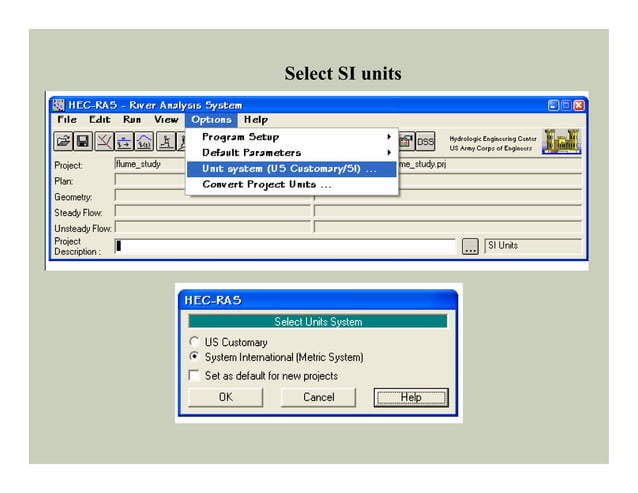 Hec ras tutorial-flume_example | PDF