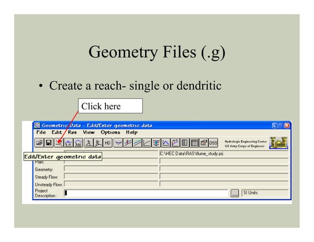 Hec ras tutorial-flume_example | PDF