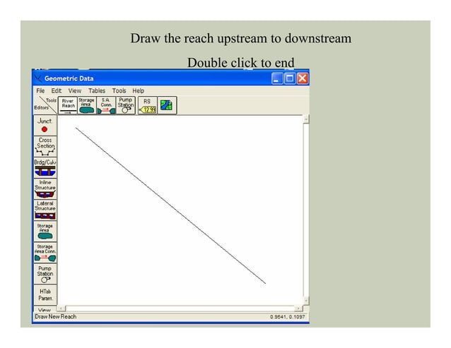 Hec ras tutorial-flume_example | PDF